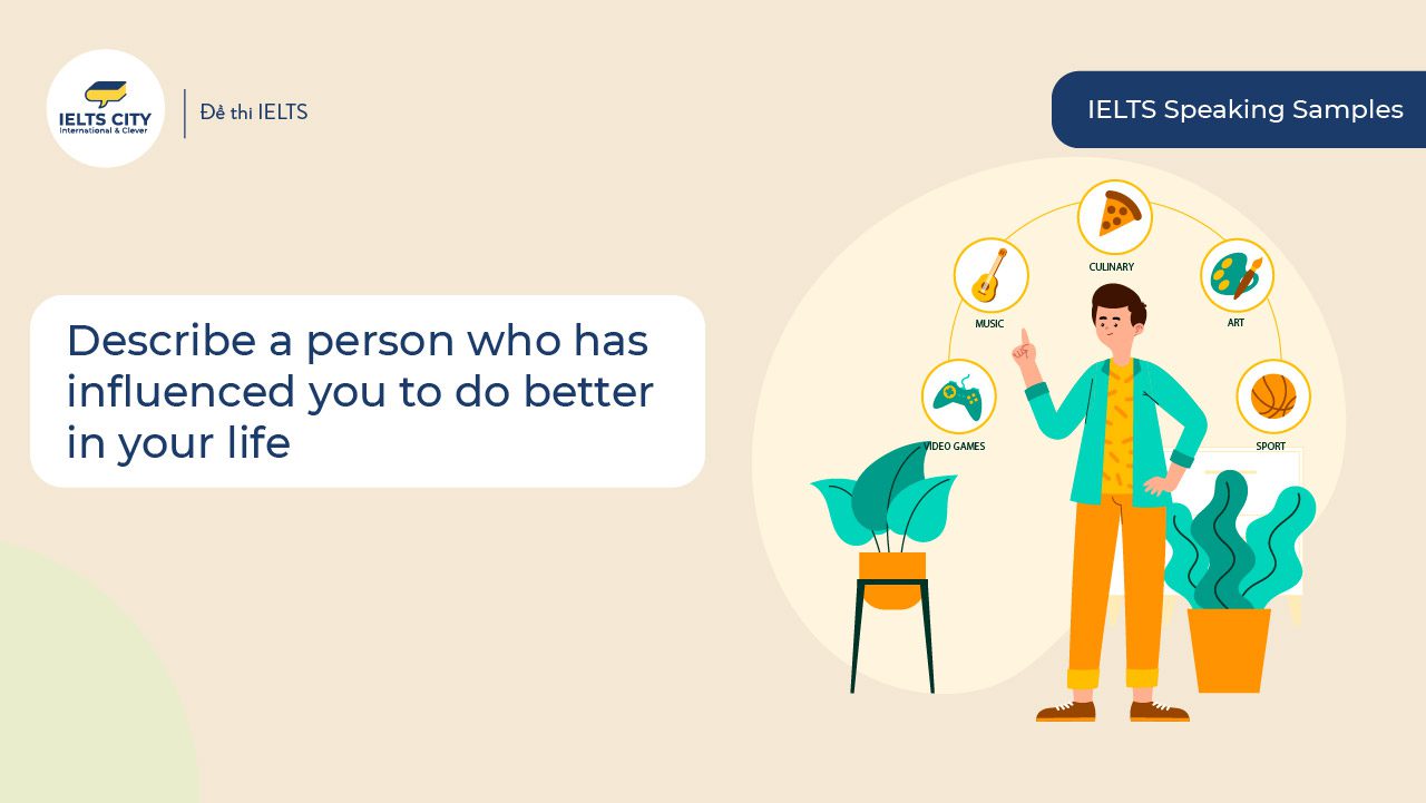 Describe a person who has influenced you to do better in your life ...