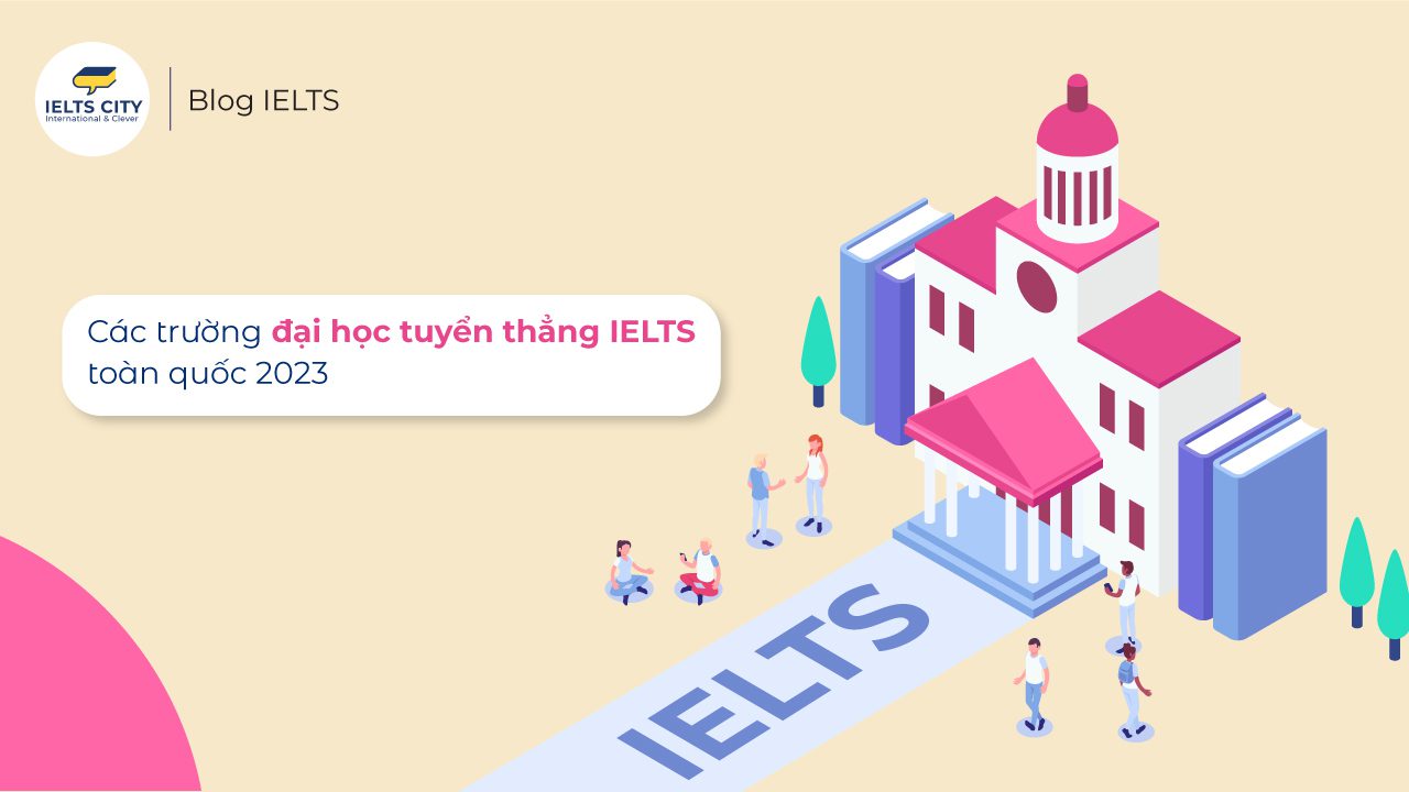 Các trường đại học tuyển thẳng IELTS 2024 toàn quốc