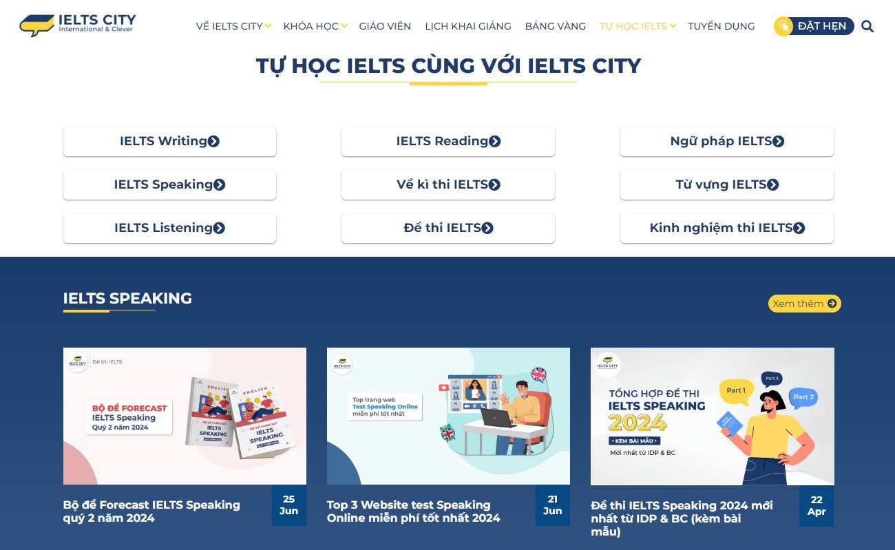 7 Trang web học IELTS Online miễn phí chất lượng 2025