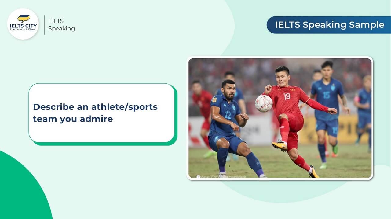 Describe an athlete/sports team you admire